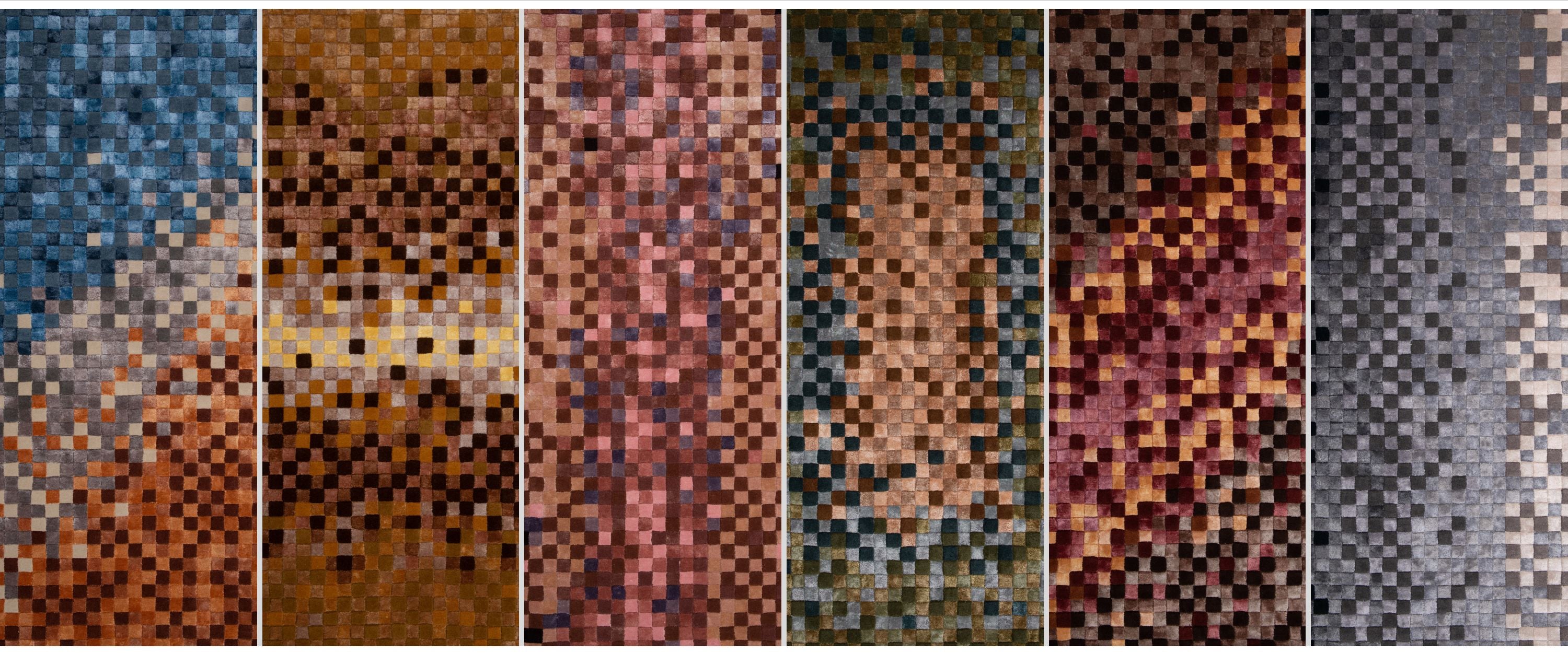 Discover Vibrancy and Style: Pixel Hand-Tufted Carpets Collection in India