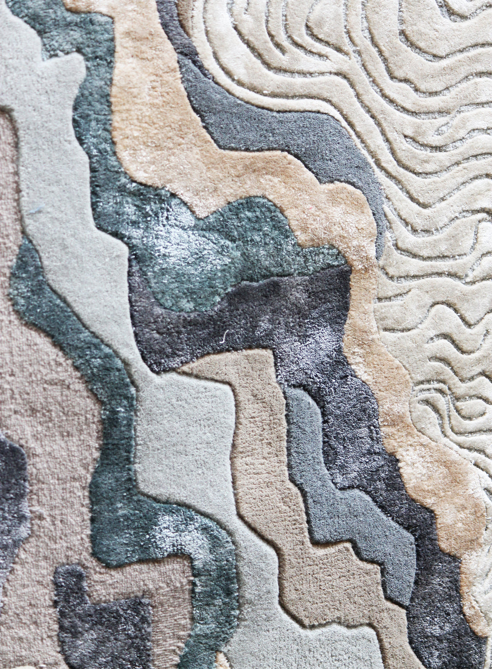 Buy Classic Terrain Ice Carpet Online In India | Carpet Couture