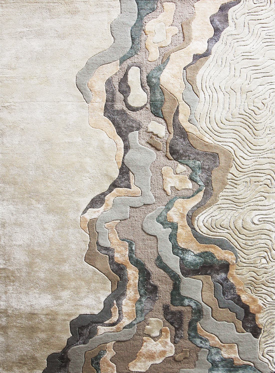 Buy Classic Terrain Ice Carpet Online In India | Carpet Couture