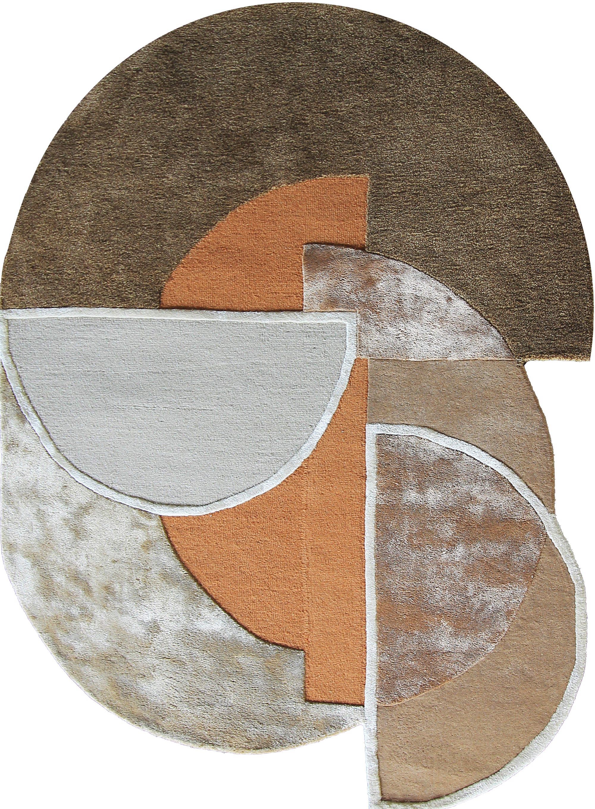 Buy Classic Orb Fettle Clay Carpet Online In India | Carpet Couture