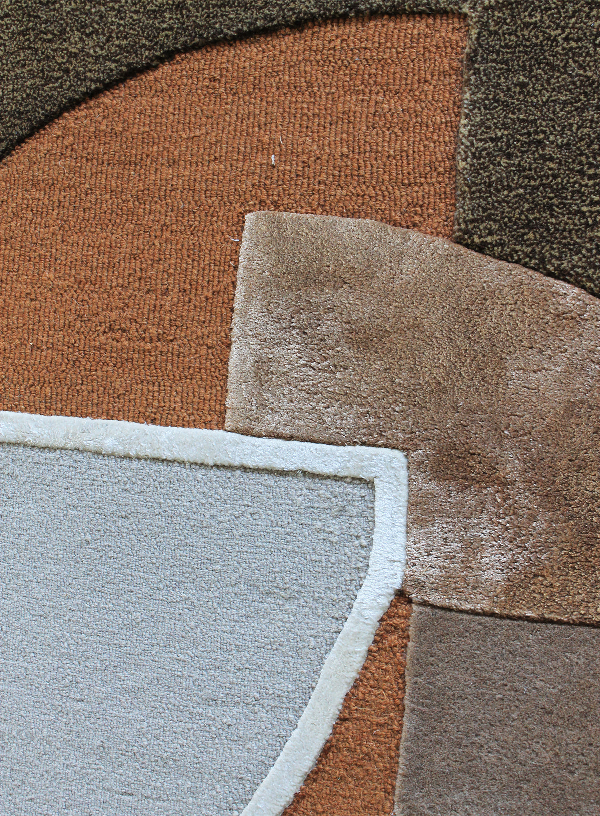 Buy Classic Orb Fettle Clay Carpet Online In India | Carpet Couture